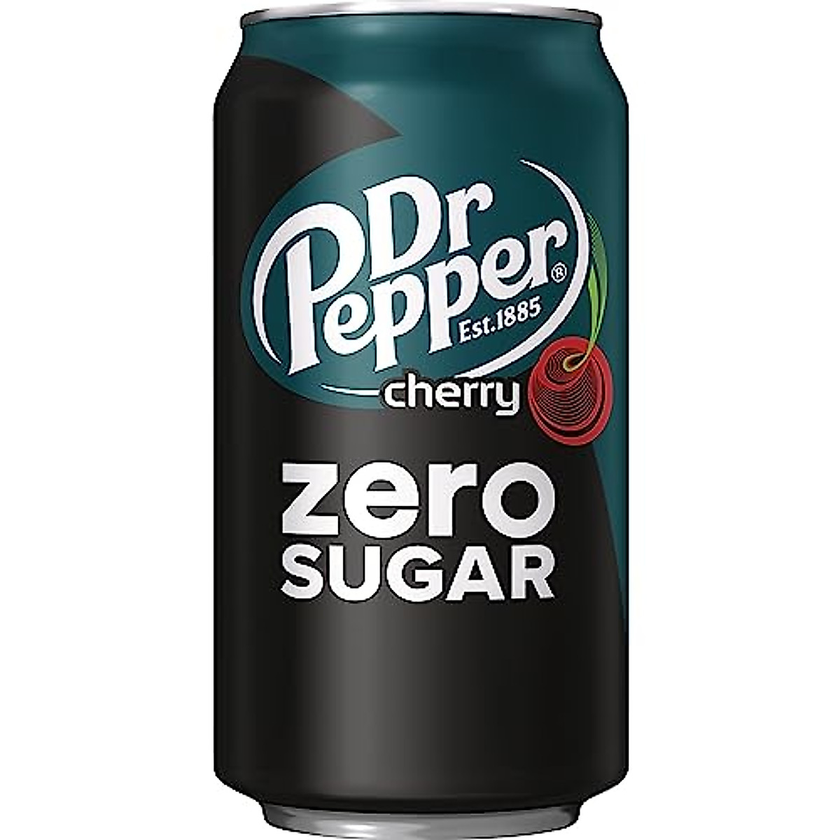Dr Pepper Cherry Zero Sugar Soda, 12 fl oz cans (Pack of 12)