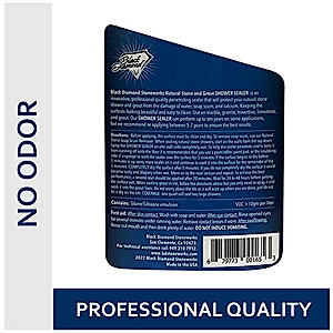 Natural Stone and Grout Penetrating Shower Sealer. Marble, Granite Travertine, Limestone. Protects Making Them Easy to Clean. Works Also on Grout in Tile, Ceramic, and Porcelain. 32oz.