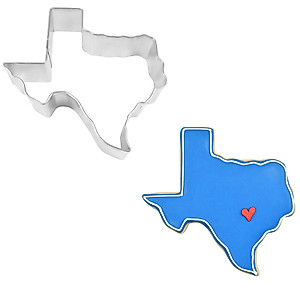 R&M Texas State 3.5" Cookie Cutter in Durable, Economical, Tinplated Steel