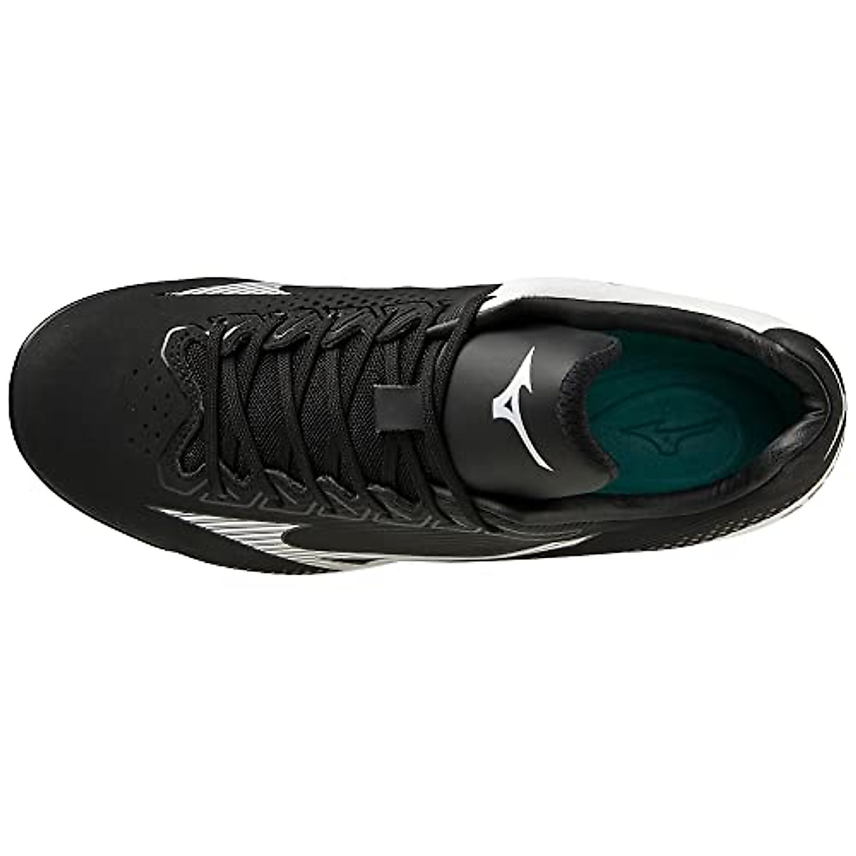 Mizuno Women's Wave Finch Lightrevo Softball Shoe, Black-White, 8