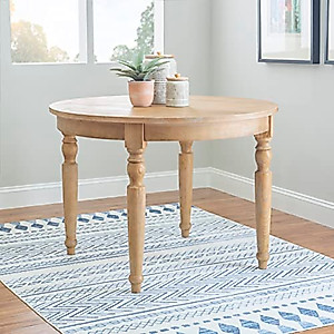 Linon Table, Light Natural Brown, 42 x 42 x 30