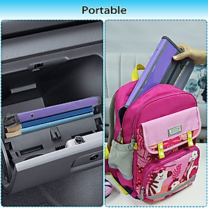 NAFY Small Accordion File Organizer, A5 Check Size 13 Pockets Coupon Receipt Holder Organizer with Zipper, 11X7 Inches Accordion Expanding Folder Wallet for Coupon, Receipt, Bills, Cash(Lavender)