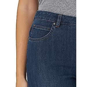 Lee Women's Relaxed Fit Capri Jean, Mysterious, 18