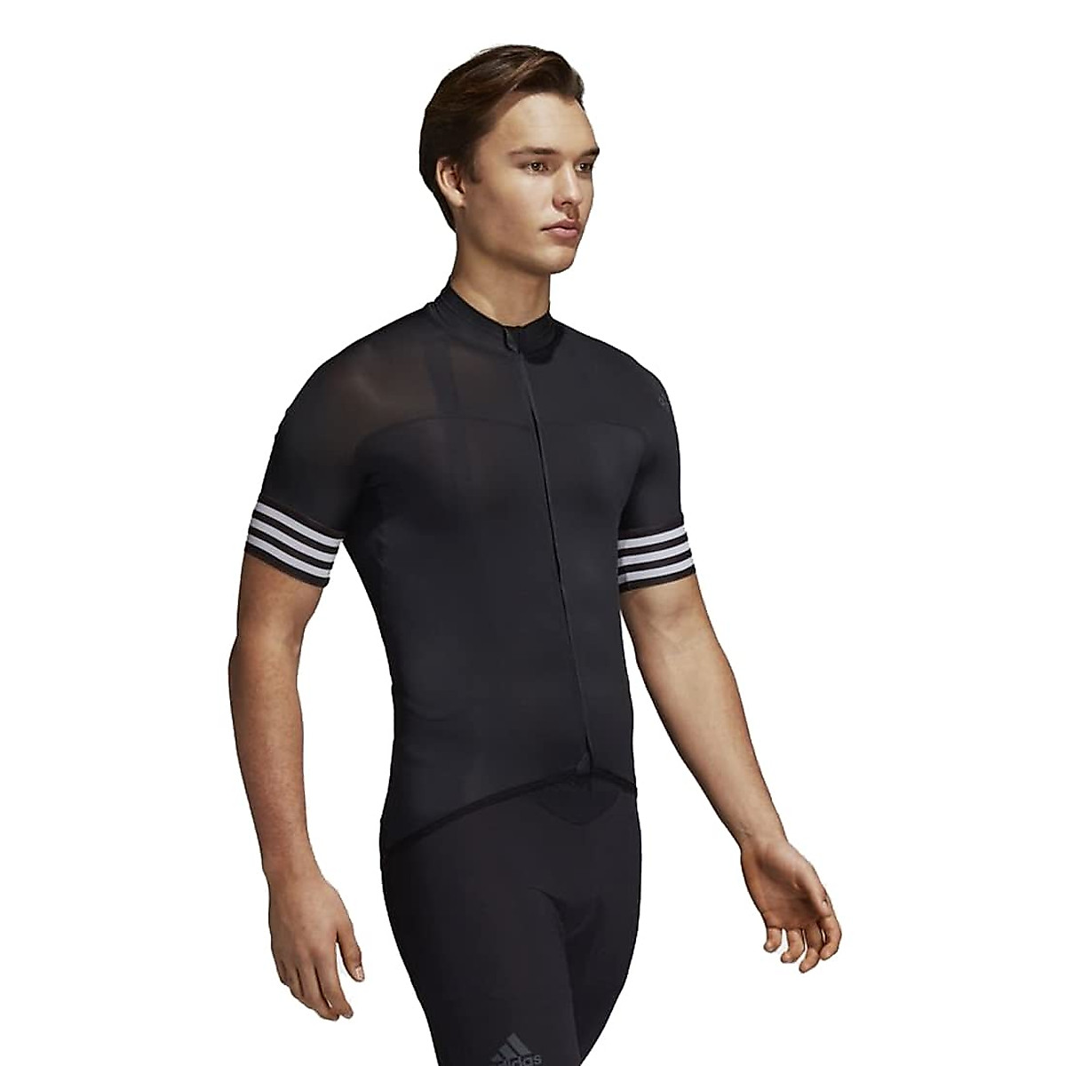 adidas Adistar Jersey Shortsleeve Knitted, Black, Medium