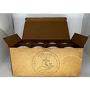 24 Pack Floating Candles, 2 Inch White Unscented Dripless Burning Candles, Simply Floating Candles, Special Events, Holiday Festivities, Party, Valentine's Day, Wedding (2 inch (24 Pack), White)