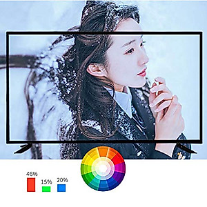 Zzmop Digital Smart TV,1080p Ultra HD LED TV with Widescreen Monitor,4K HD Quality,24 Inch,32Inch,for Home,Commercial,Black.
