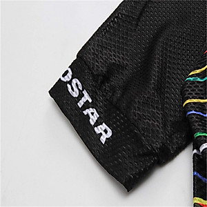 PSPORT Men's Cycling Jersey Short Sleeve Bike Shirt Breathable Bicycle Clothing Quick Dry Pro Team Cycling Wear