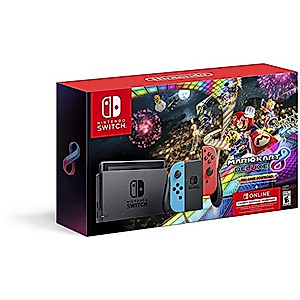 Nintendo Switch Bundle: Animal Crossing-New Horizons Edition + Super Mario 3D All-Stars+ Tikbot 128GB SD Card