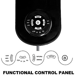 HealSmart 18″ Blade Wall Mount Fan with Remote Control, 5 Blades Adjustable 3 Speed Wall Mount Fan for Indoor, Home, Office and College Dorm Use