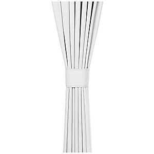 Amazon Basics Room Darkening Blackout Window Curtains with Back Tab Hanging Loops - 52" x 63", White