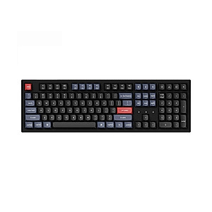 Keychron K10 Pro QMK/VIA Custom Wireless Mechanical Keyboard, Hot-Swappable Full Size 108 Keys Programmable White LED Backlit Brown Switch, Bluetooth/USB-C Wired Gaming Keyboard for Mac Windows Linux