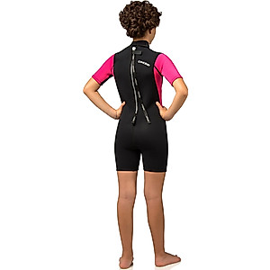 Cressi Med X Shorty Junior, Black/Pink, S