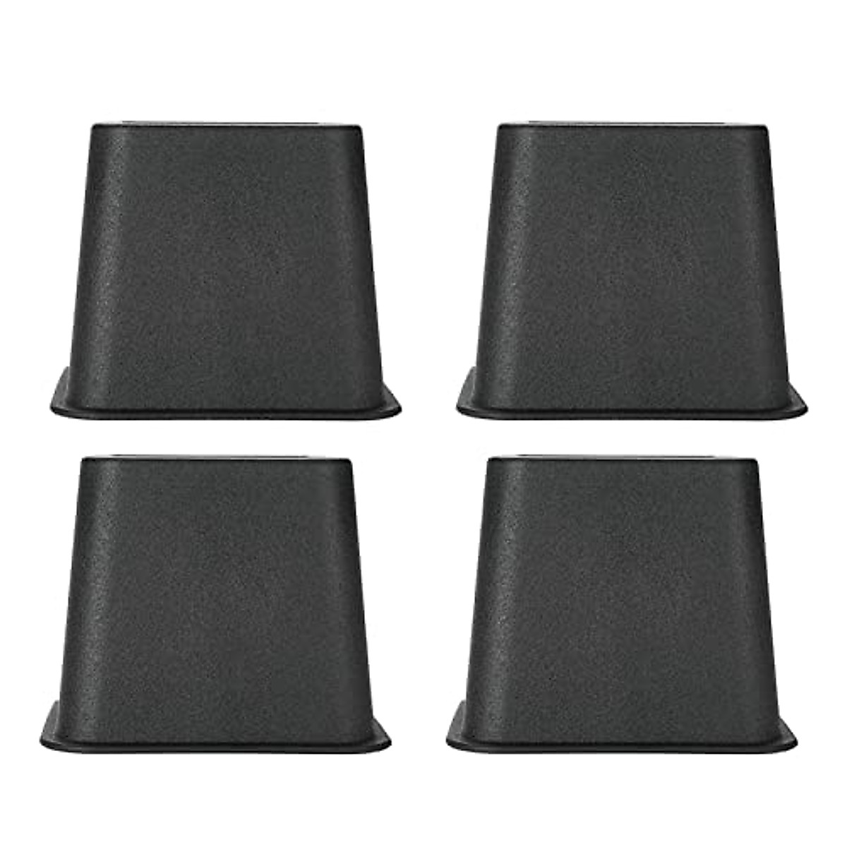 4Pcs Adjustable Furniture Risers Bed Elevation in Heights Heavy Duty Risers for Sofa and Table