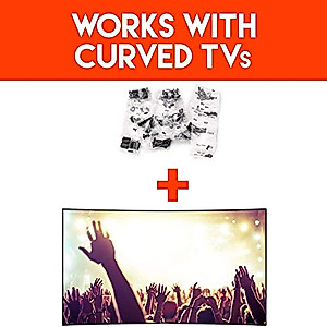 ECHOGEAR TV Mount Screws - Universal Hardware Pack Works Any TV Mount & All TVs Up to 80" Including Samsung, Vizio, LG, & More - Pack Contains M4, M5, M6, & M8 Replacement TV Mounting Screws