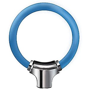Bicycle Lock Portable Mini Ring Lock Anti-Theft Steel Cable Lock, Suitable for Mountain Road Bike Riding Equipment Accessories(Color:Blue)