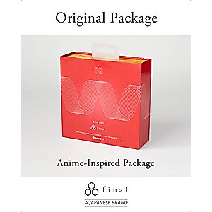Final Audio True Wireless Earbuds Bluetooth Headphones with Charging Case. Earphones with Built-in Mic and Hands Free Touch Controls for iPhone & Android. Evangelion (Red)