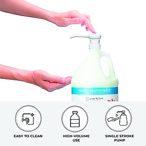 Ginger Lily Farms Premium Gallon Pump, Dispenses One Ounce Per Pump, Fits Most Standard Gallon Bottles and Containers