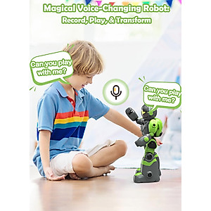 YUANJIROT Robot Toys for Kids, Boy RC Gesture Sensing Toy, Interactive Recordable Programmable Robot Gift for Boys Girls Aged 5-7