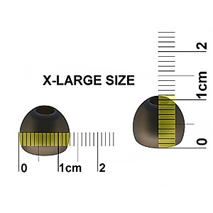 8pcs 2S/2M/2L/2XL (TB) Silicone Ear Tips Adapters Compatible with Samsung Gear IconX True Wireless Earphones Earbuds