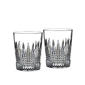 Waterford Lismore Diamond Double Old Fashioned, Set of 2, 2 Count (Pack of 1), Clear