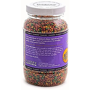 Fluker's Tortoise Diet Small Pellet Food 7oz - Includes Attached DBDPet Pro-Tip Guide