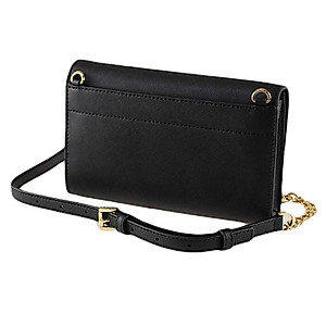 Michael Kors Women's Jet Set Travel - Clutch Crossbody No Size (Black)