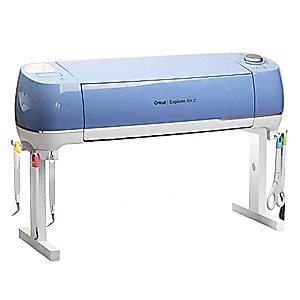 Stand Legs for Cricut Explore Air 2, Space Saving Shelf for Cricut Machine, Suitable for Cricut Organization and Storage, with Roll Holder Hole and Hooks for Cricut Tools (1 Pair, Not for Cricut Maker 1 or 3)