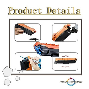 TN227 Compatible Toner Cartridge Replacement for Brother TN-227 BK C M Y to Use with DCP-L3510CDW DCP-L3550CDW MFC-L3750 L3750CDW HL-L3210CW Printer 1 Magenta