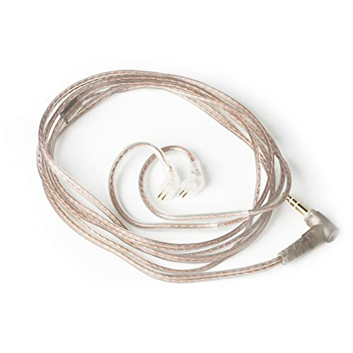 Kinboofi KZ High Purity Oxygen-Free 2pin 0.75mm IEM Cable,HiFi Earphone Wired Detachable Upgrade Cable with PVC Transparent Materialfor ZST ZSR ED12 ES3 ES4 ZS10 AS06 C12 (2PIN3.5B No Mic, Black)…