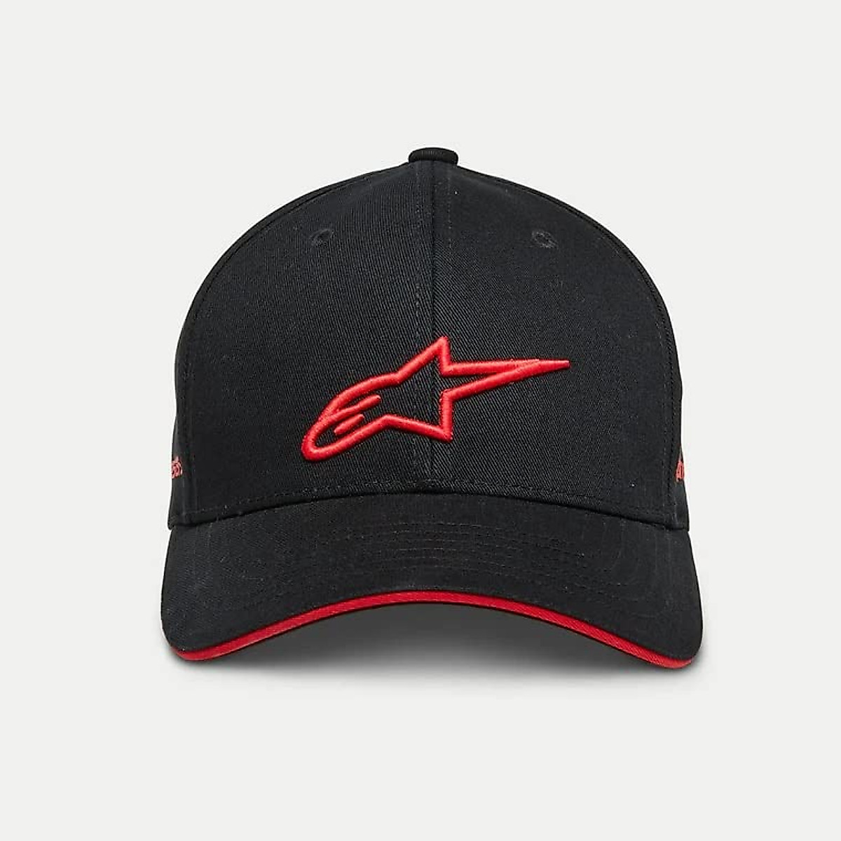 Alpinestars Standard Rostrum Hat, Black/Red