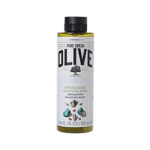 KORRES Olive Shower Gel, Sea Salt, 8.45 fl. oz.