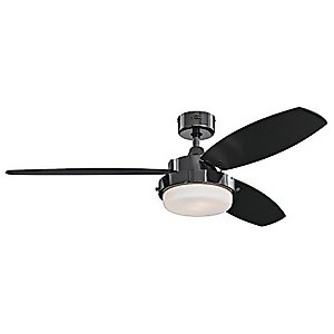 Westinghouse 7205300 Alloy LED Ceiling Fan, 52 in, Gun Metal