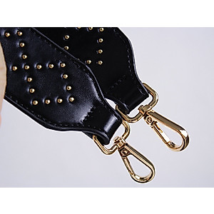 Flada Clear Handbag Purse Stadium Approved Transparent Crossbody Shoulder Bag for Women Clear With Black Strap