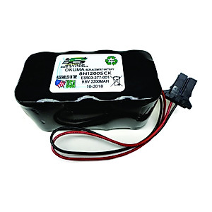 Okuma E5503-377-001,8N-1200SCK; 9.6V, 1200mAh Replacement Battery
