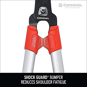 Corona HS 3244 ComfortGEL Hedge Shear, 9-Inch Blade, Pack of 1, Red