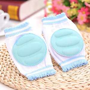 Acfun 3 Pairs Baby Knee Pads for Crawling - Adjustable Breathable Waterproof Safety Protector, Anti-Slip Elastic Knee Elbow Pads Cushion for Babies, Toddlers, Infants, Boys, Girls, Kids