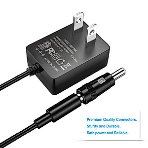 SoulBay 5V 2A Power Supply Adapter 10W AC100-240V to DC 5 Volt 2Amp Versatile Charger Cord with 8 Plugs for USB Hub TV Box Tablet Camera Speaker GPS Webcam Router and More 5vdc Electronics, 5FT