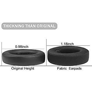 MOLGRIA Thickening Ear Pads Cushion, Replacement Earpads for Corsair Virtuoso RGB Wireless SE Gaming Headset High Fidelity 7.1 Surround Sound Headphones(Fabric)