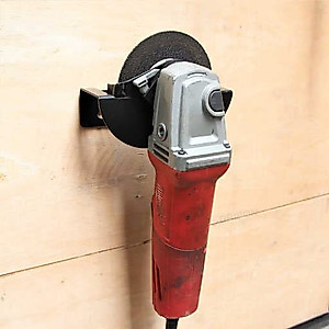 (Pack of 4) Black Angle Grinder Holder Tool Wall mount Bracket for 5inch Grinder
