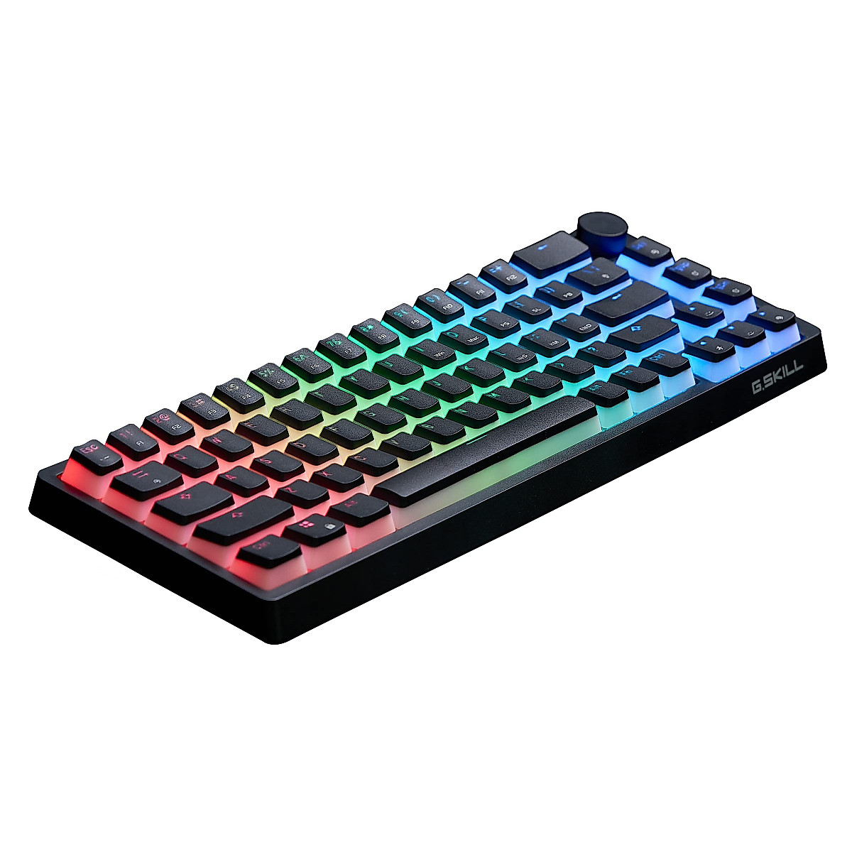 G.Skill KM250 RGB 65% (67-Key) Mechanical Keyboard, PBT Dual Injection Keycap (Black)