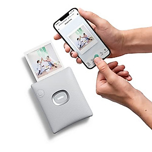 Fujifilm Instax Square Link Smartphone Printer- Ash White