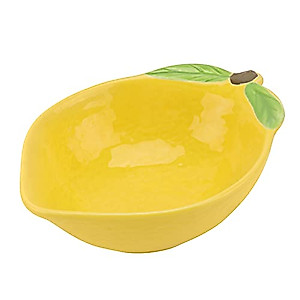 Dessert Dish Plates Snacks Fruit Salad Platter Ceramic Bowl Dish Platter Pastry Plate Lovely Table Decoration Lemon