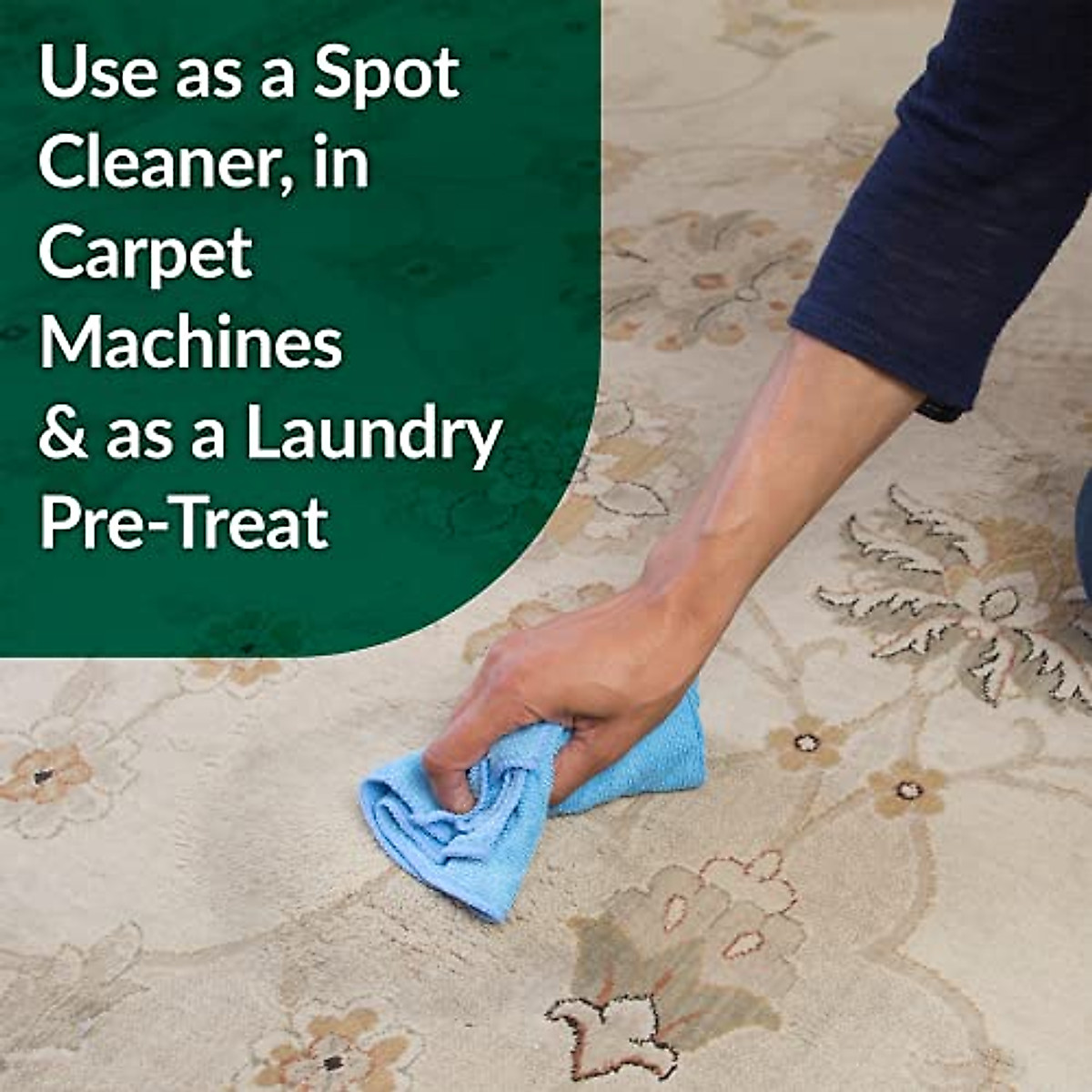 Bio Active Stain & Odor Remover for Pet & Carpet- Pet & People Safe - 32oz Spray