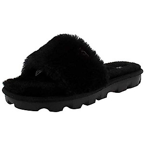 UGG Women's Cozette Slipper, Black, 7