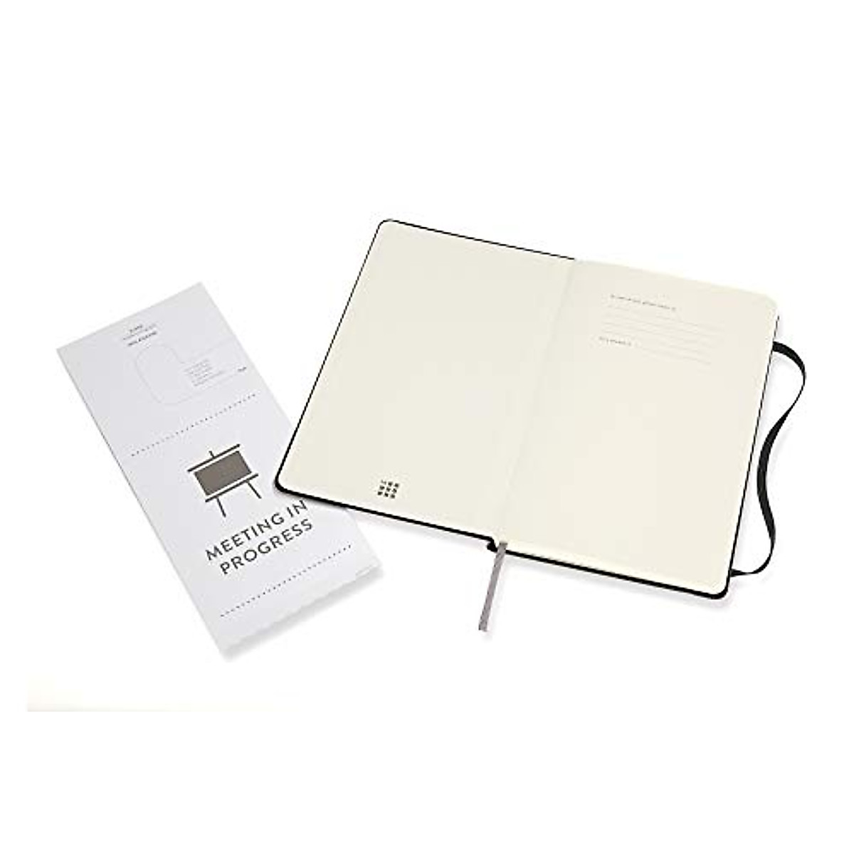 Moleskine PRO Notebook, Hard Cover, Large (5" x 8.25") Professional Project Planning, Black, 240 Pages