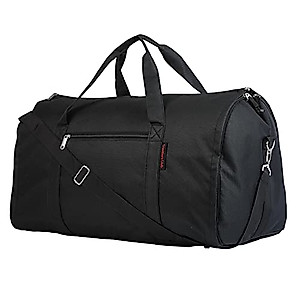 Travelers Club Duffel and Garment Bag, Black, 24-Inch