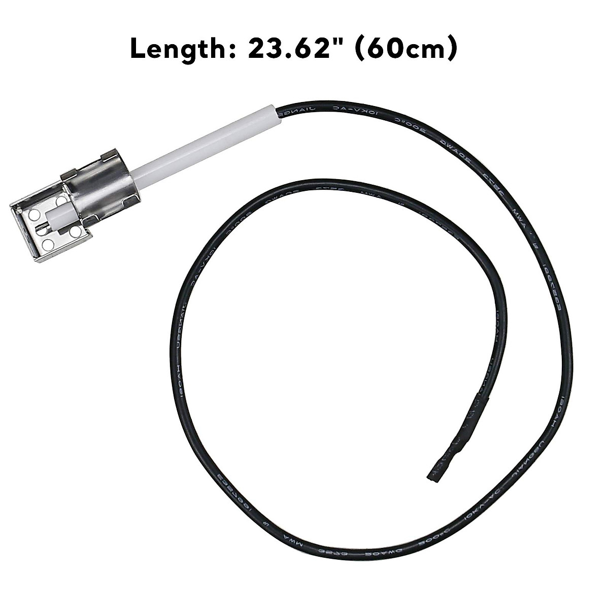 Uniflasy Grill Igniter and Ignition Electrode for Charbroil Advantage 463344015, 463343015, 463240015, 463344116, Performance 463347017, 463673017, 463376018P2, Commercial 463242716, 463242715, 4 Pcs