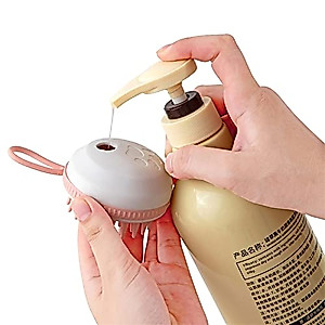 INGVY Dry Brushing Body Brush Body Scrubber with Hanging Hole & Shower Gel Hole Bath Shower Scrubber for Women (Color : Sky Blue)