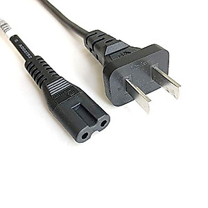 New Power Cord Cable for Xbox One S Slim Game Console Xbox One X Game Console 2 Prong AC Wall Charger Replacement