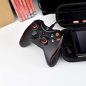 ZD T Gaming Wired Gamepad Controller Joystick for PC(Windows XP/7/8/8.1/10) / Playstation 3 / Android/Steam - Not Support The Xbox 360/One (T-wired)